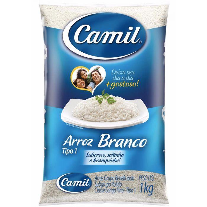 Arroz Branco | Rice 1kg - CAMIL – O Mercadin